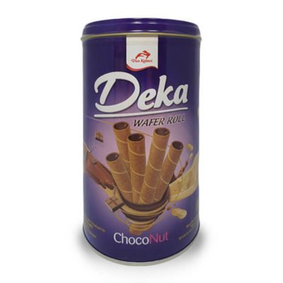 SMR Chocolates - Deka Can Choco Nut Wafer Roll 300 g