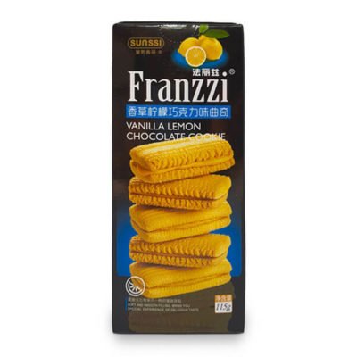 SMR Chocolates - Franzzi Vanilla Lemon Chocolate Cookie 115 g